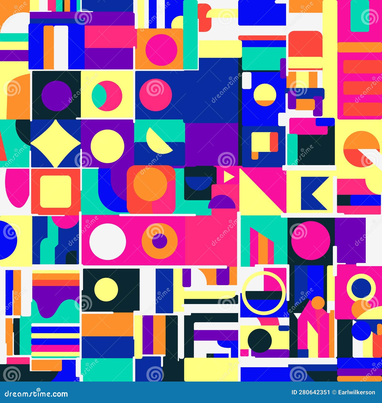 Colorful, Multi-colored Abstract Background with Bold, Vibrant Colors ...