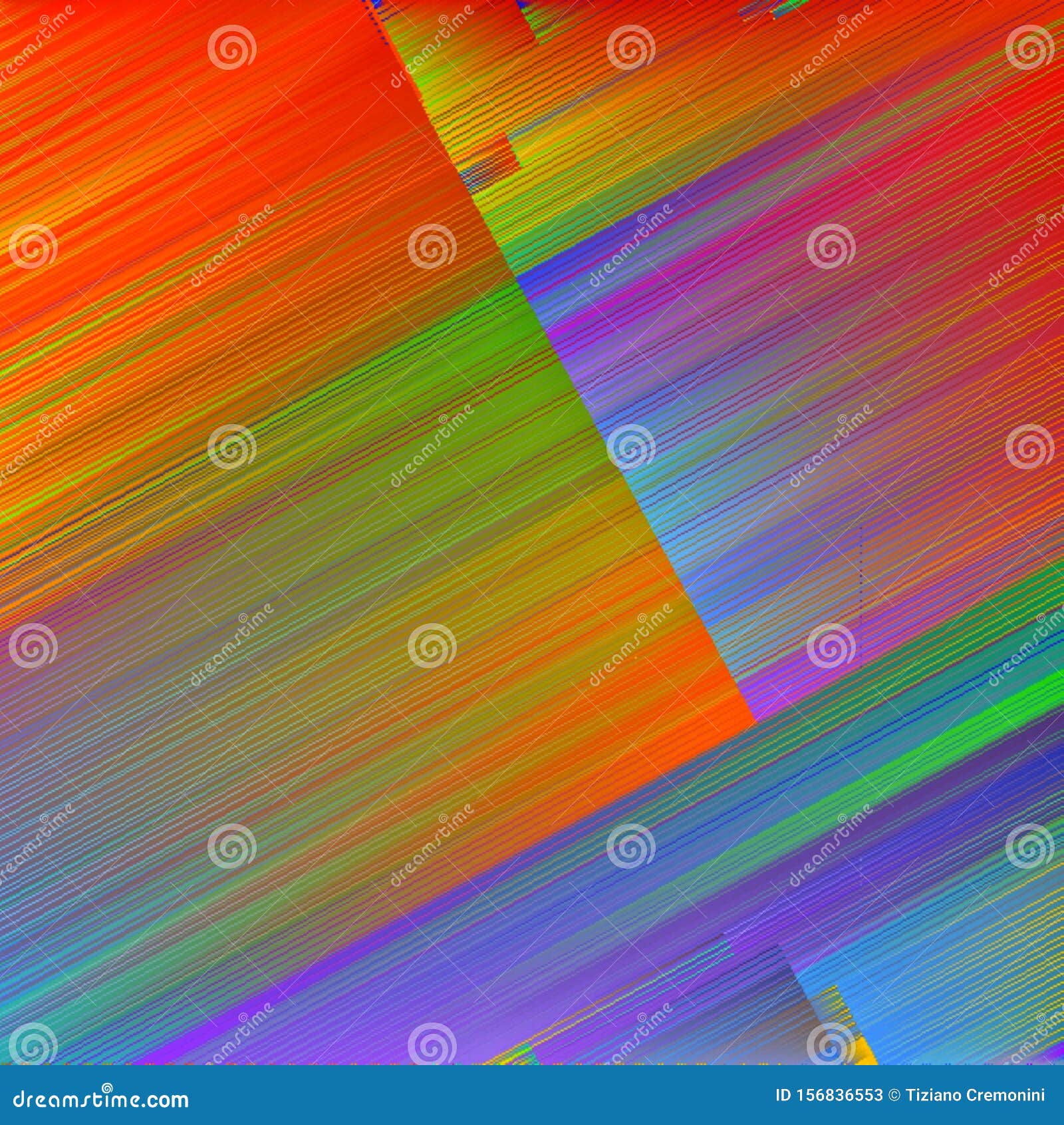 Multi Colored Abstract Background, Digital Illustration Stock ...
