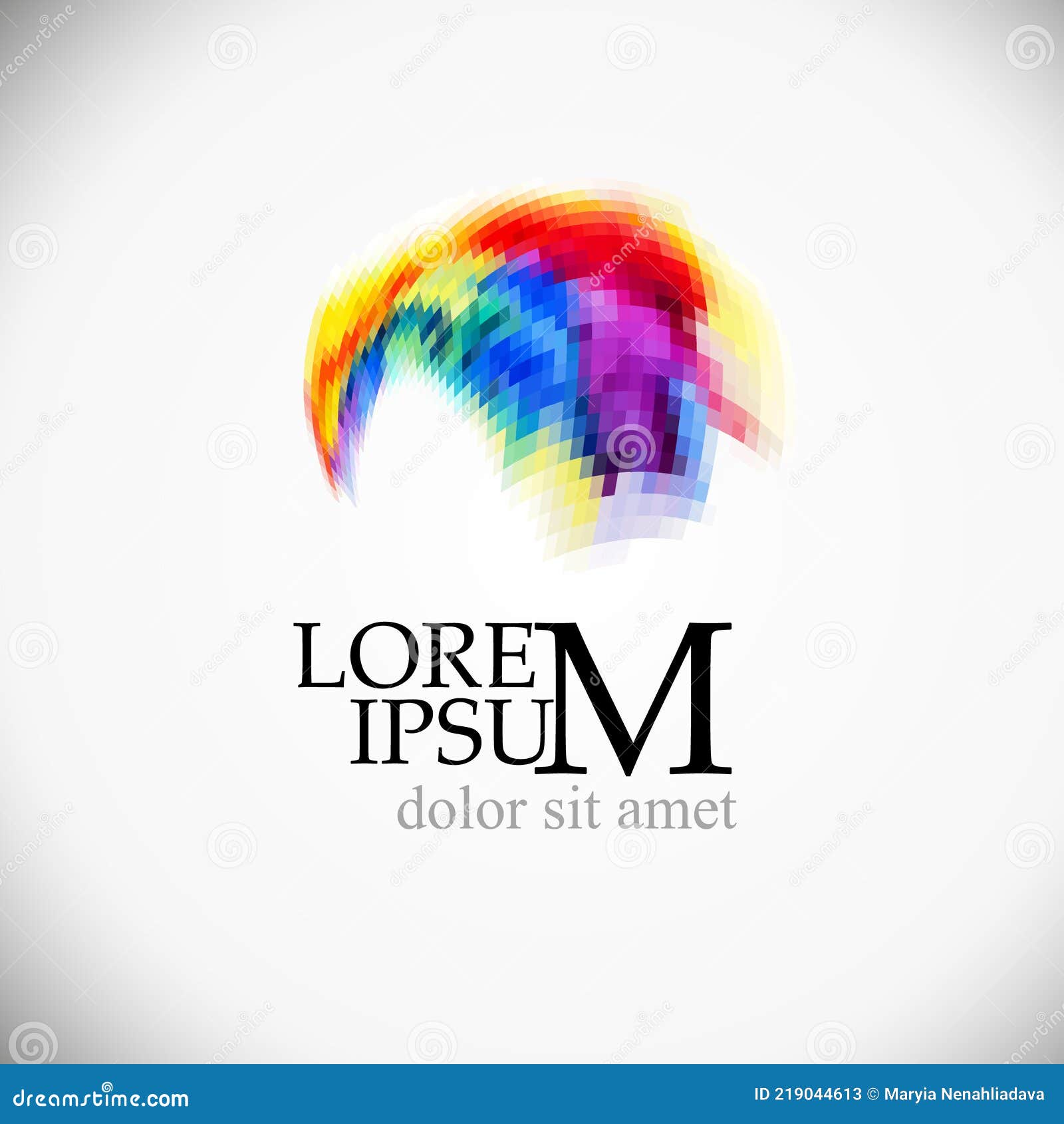 A Multi-colored Abstract Logo. Vector Illustration Stock Vector ...