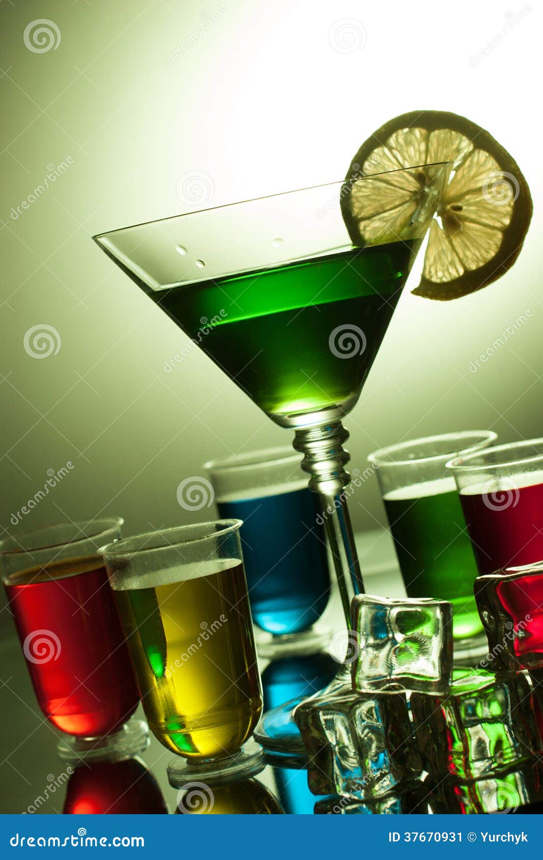 Multi-colored Alcohol Beverages Stock Image - Image of booze, liquor ...