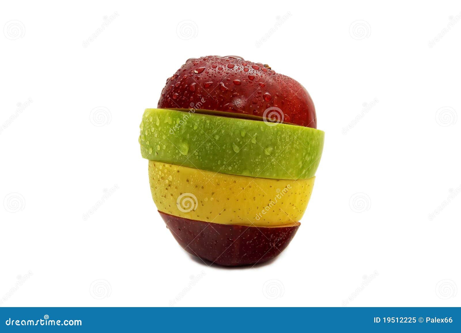 Multi-colored apple stock image. Image of fruit, concept - 19512225