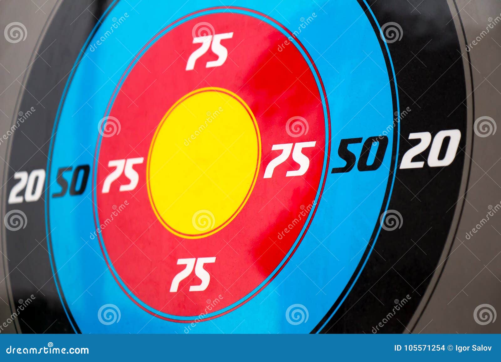 Colored Target Board With Arrows Archery Target Background Stock ... Colored Target Board With Arrows Archery Target Background Stock ...