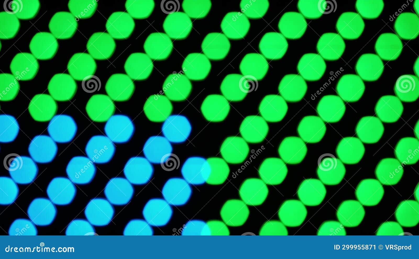 Multi Colored Background of Glowing RGB LED Light with Different ...