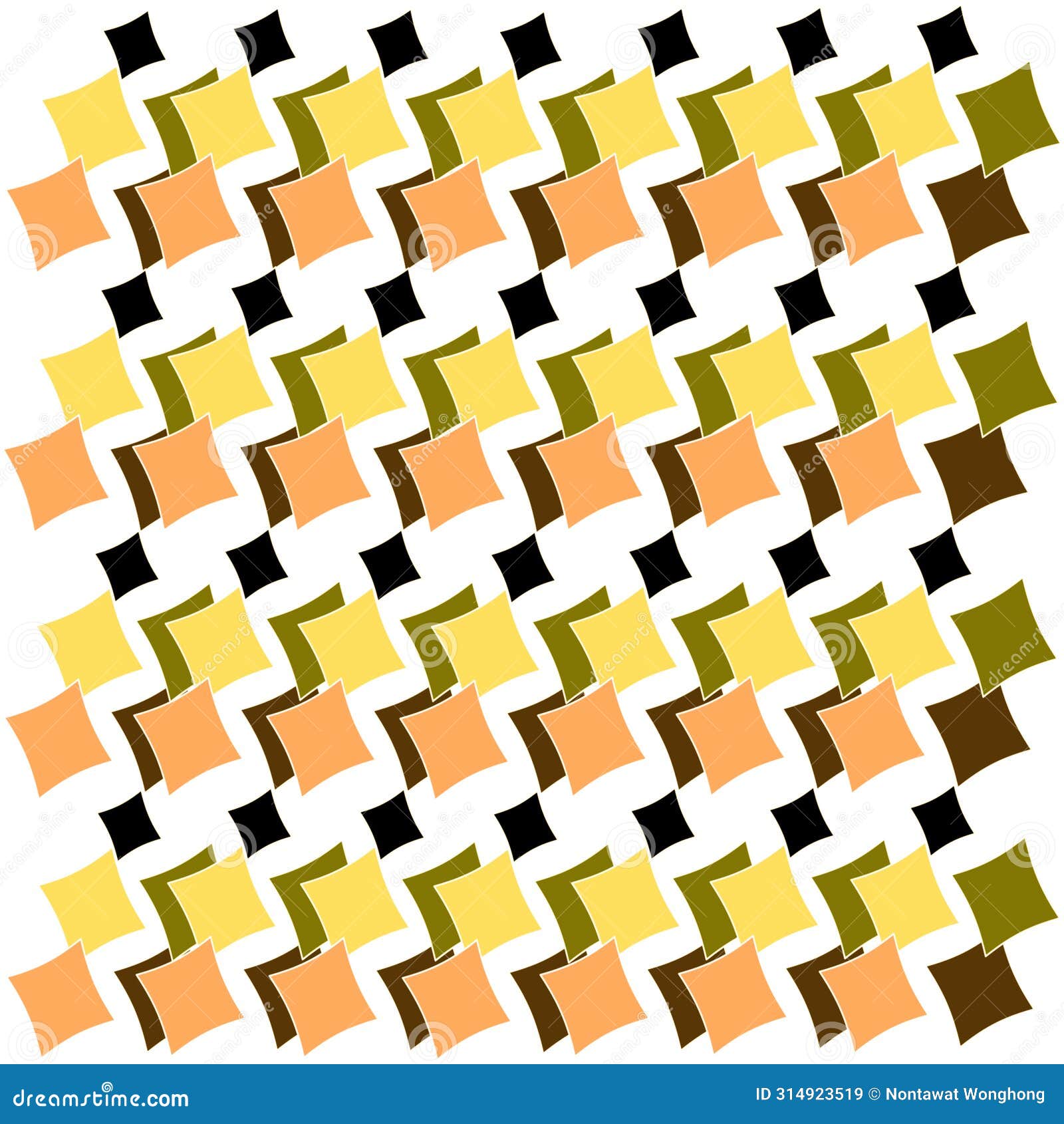 Multi-colored Background Illustration, Seamless Pattern, Stacked ...