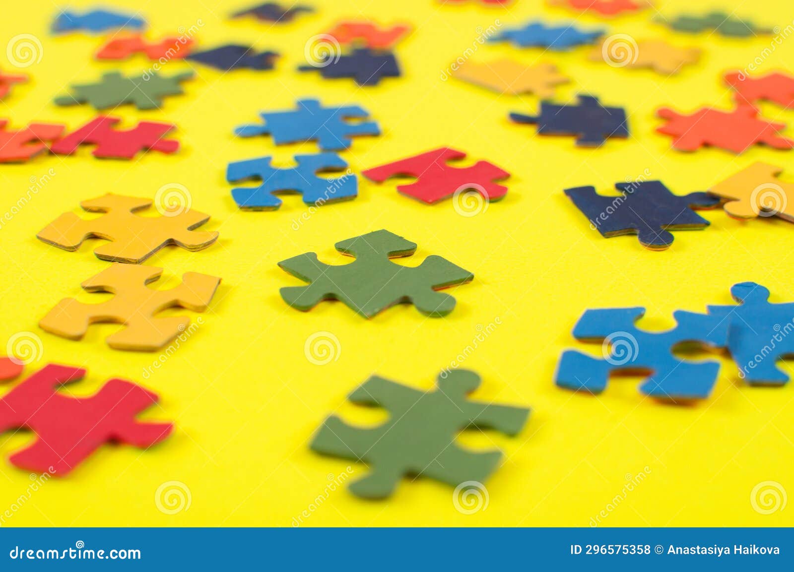 Multi-colored Background from Puzzles, Block Colors Stock Photo - Image ...