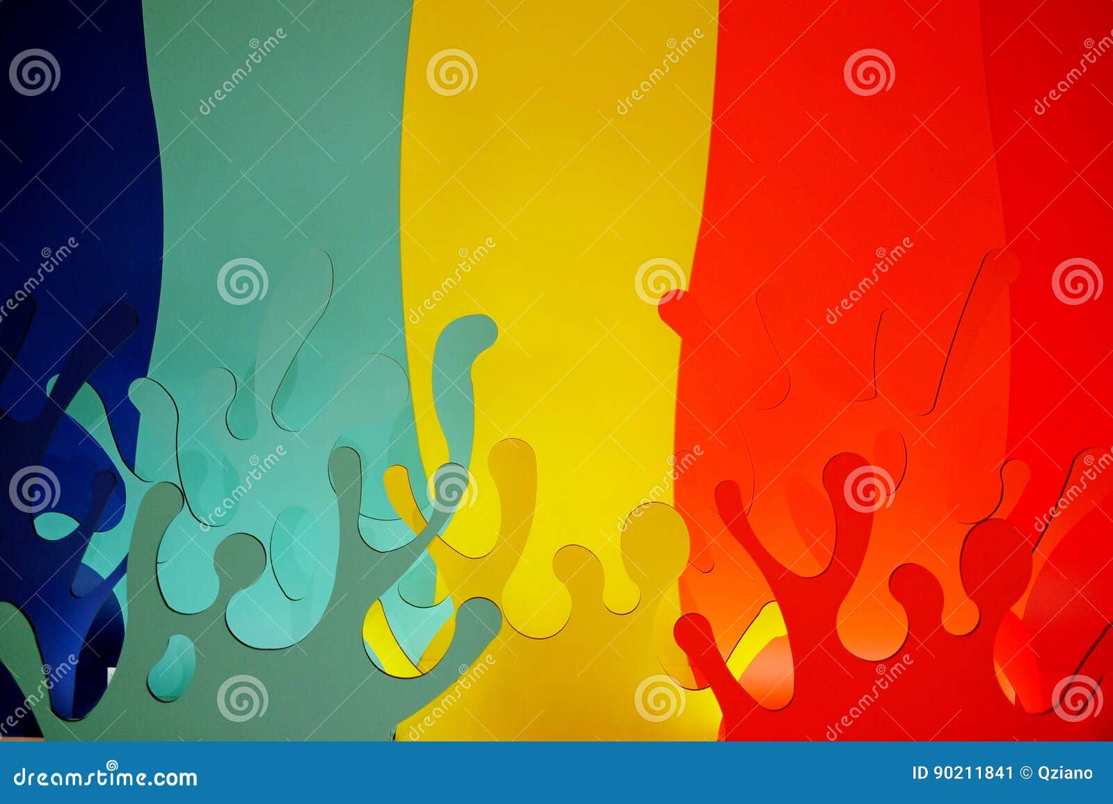 Multi-colored Background Splash Stock Illustration - Illustration of ...