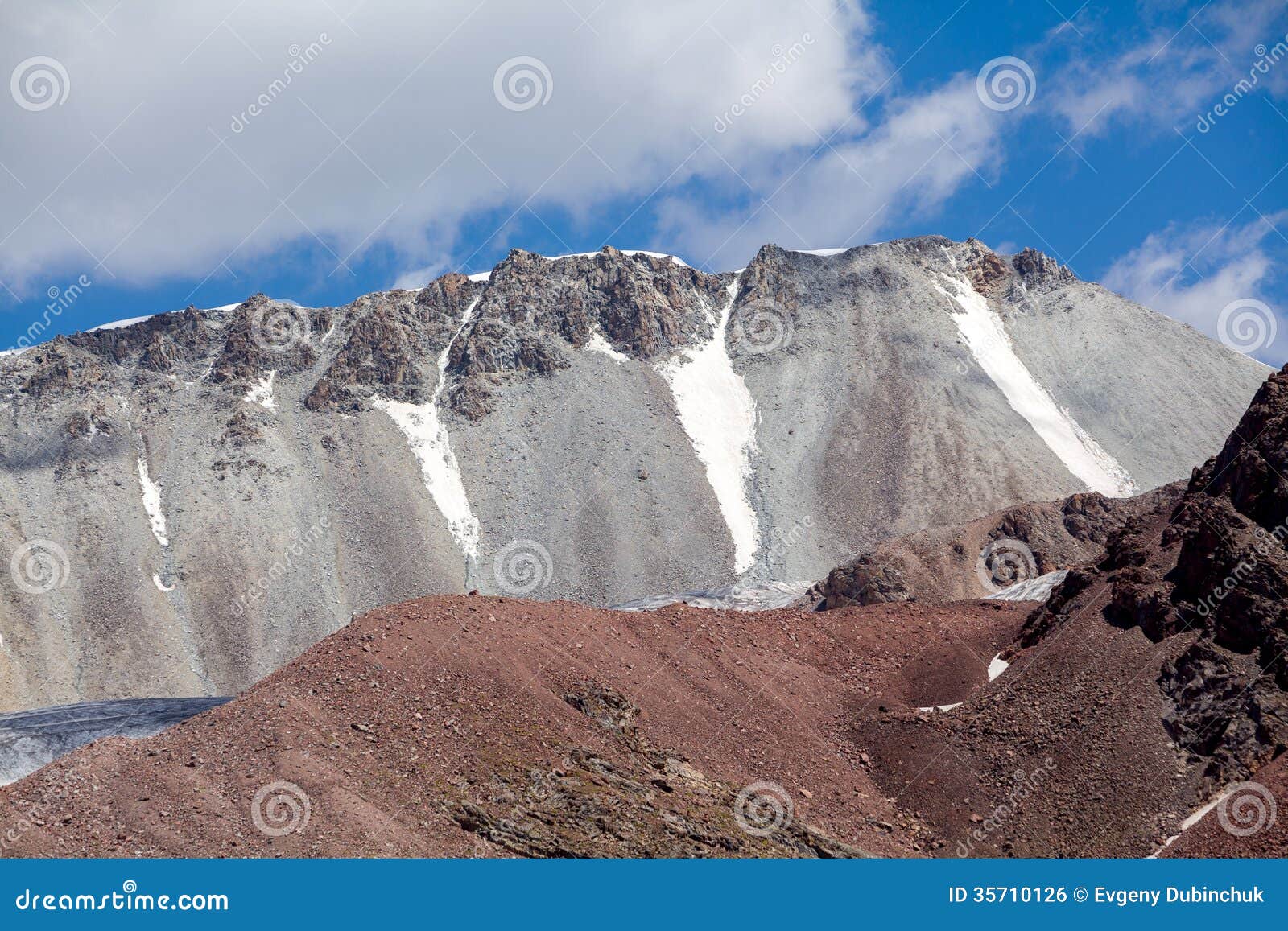 Multi-colored Bald Mountains. Tien Shan Stock Photo - Image of asia ...