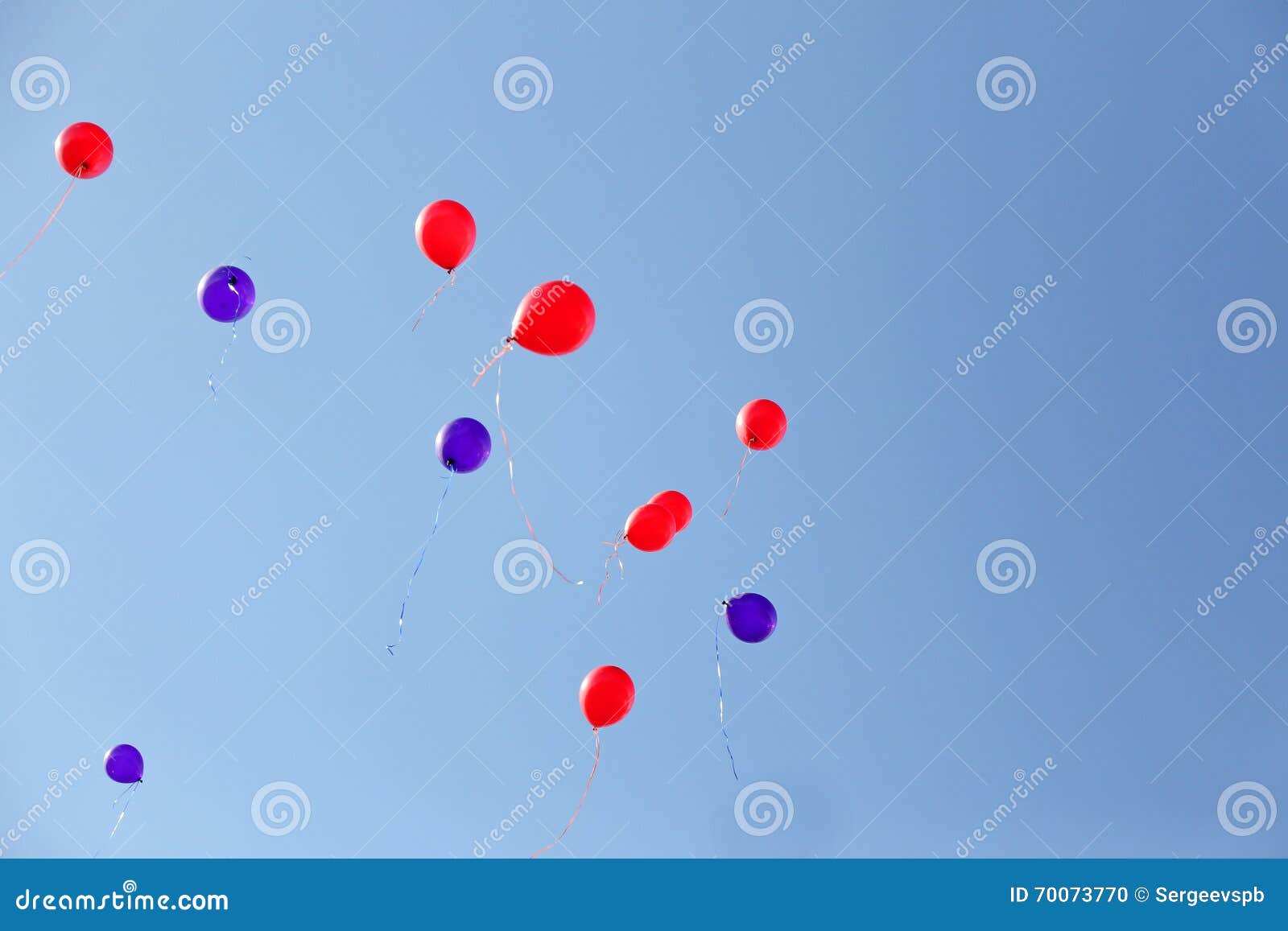 Multi colored balloons stock photo. Image of balloons - 70073770