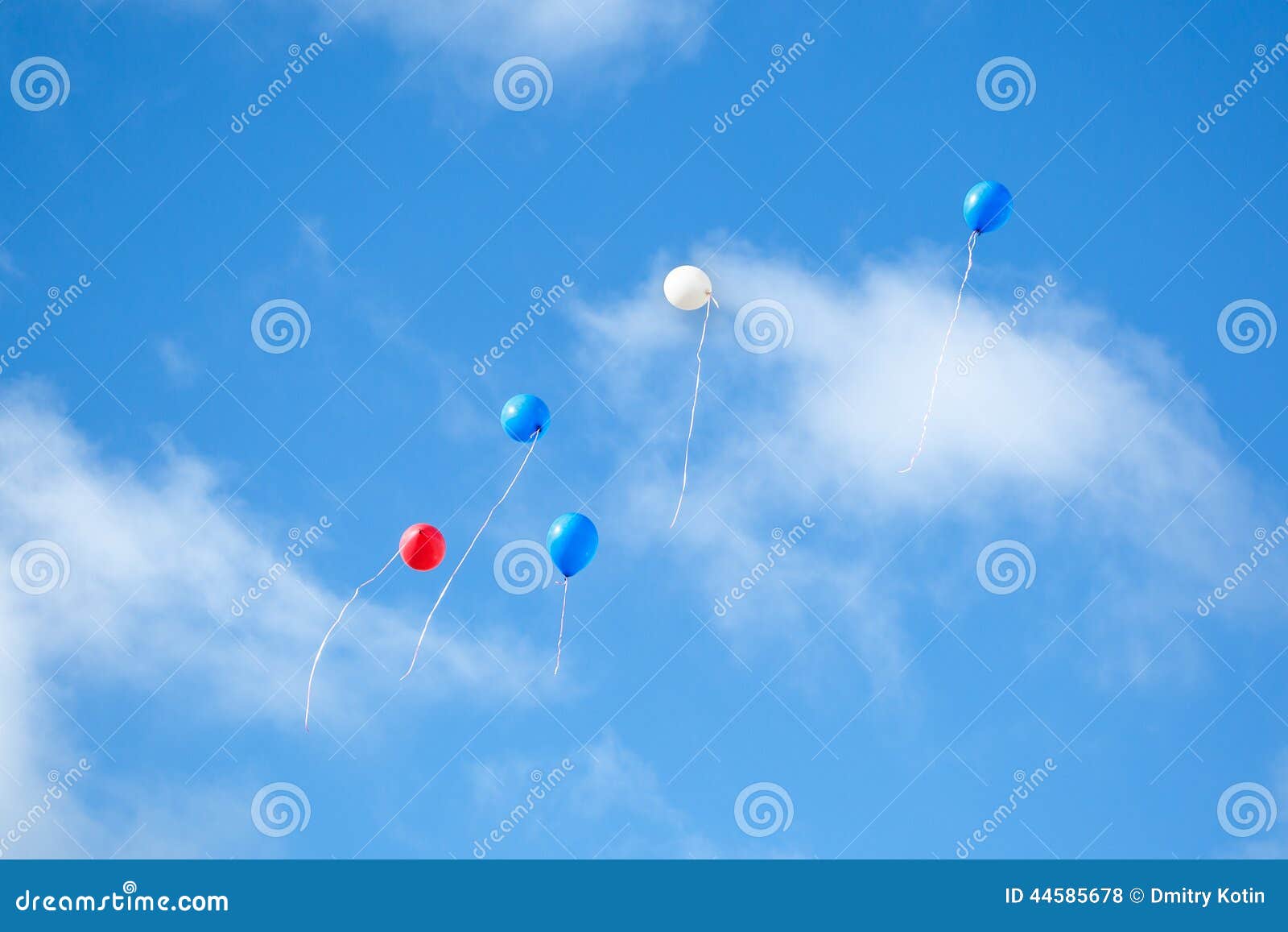 Multi Colored Balloons in the Sky Stock Photo - Image of color, helium ...