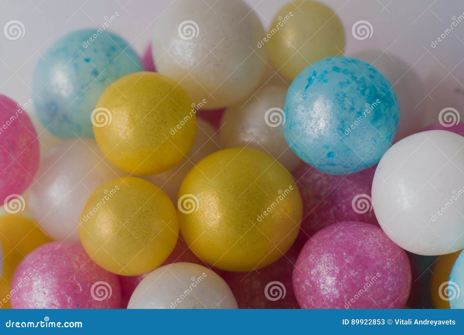 Multi-colored Balls Close-up, Macro Shot Stock Image - Image of miltie ...
