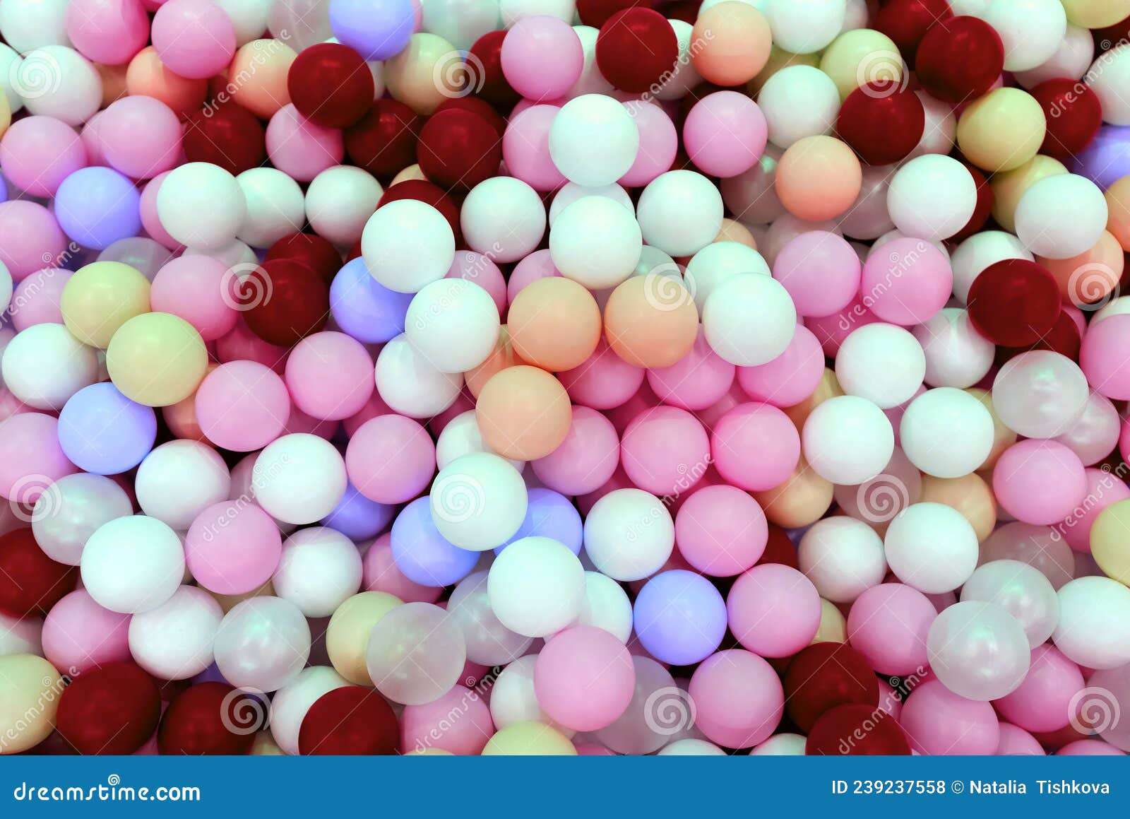 Multi-colored Balls in the Pool Top View Stock Photo - Image of green ...