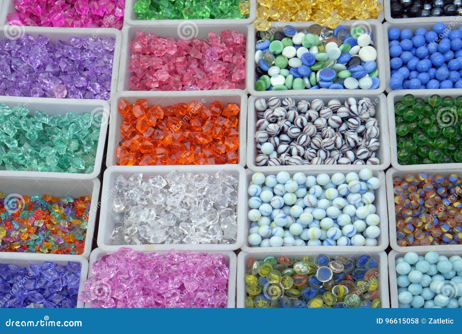 Multi Colored Beads and Tools for Making Jewelry and Crafts Stock Photo ...