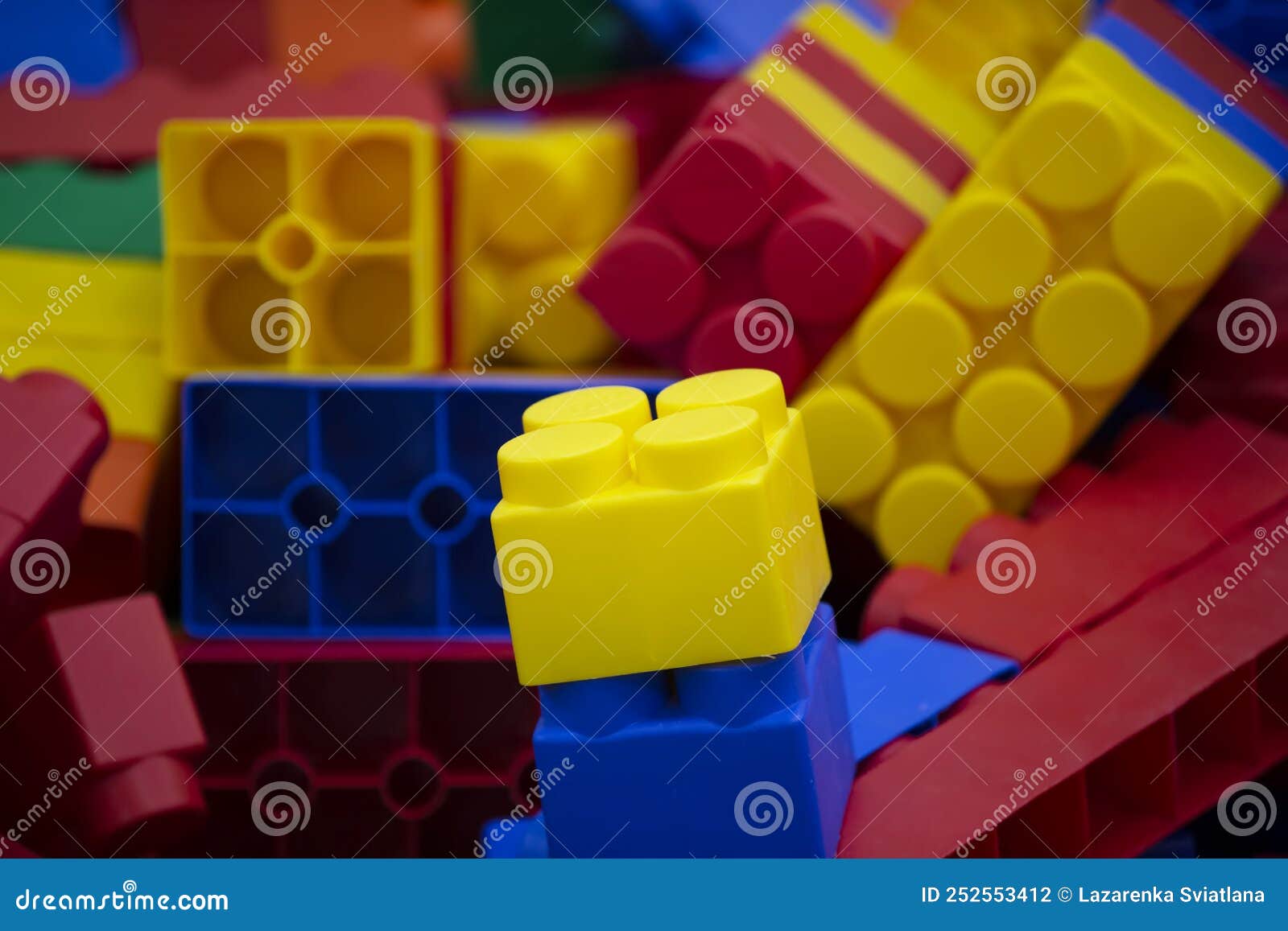 Multi-colored blocks stock photo. Image of colorful - 252553412