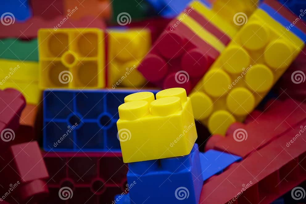 Multi-colored blocks stock photo. Image of colorful - 252553412
