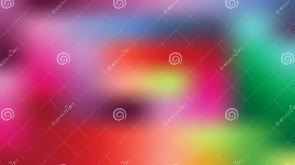 Multi Colored Blurred Abstract Background Illustration Stock Vector ...
