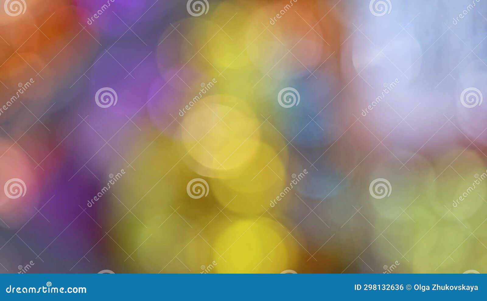 Multi-colored Bokeh. Background with Place for Text Stock Footage ...