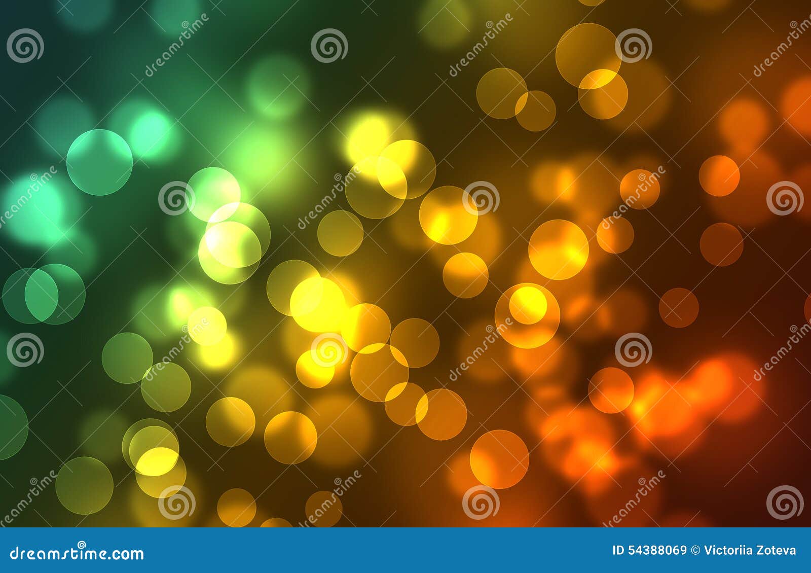 Multi-colored Bokeh from Circles Stock Illustration - Illustration of ...