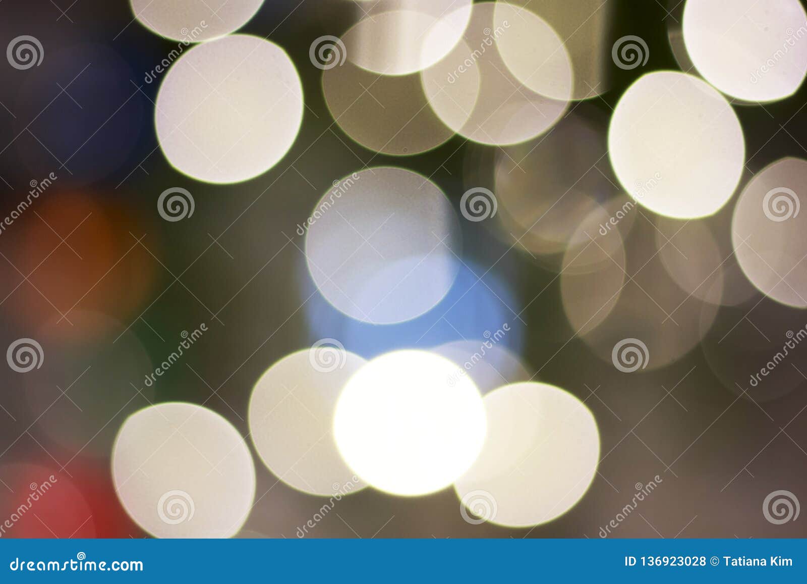 Multi-colored Bokeh Close-up, Abstract Background, Texture Stock Photo ...