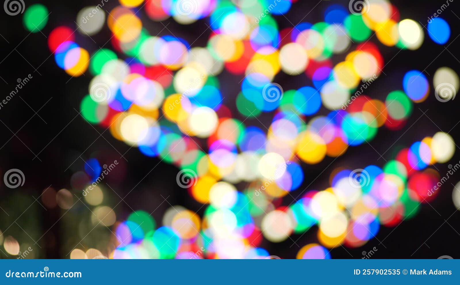 Multi-colored Bokeh in a Tree Form for Green Screen Stock Video - Video ...