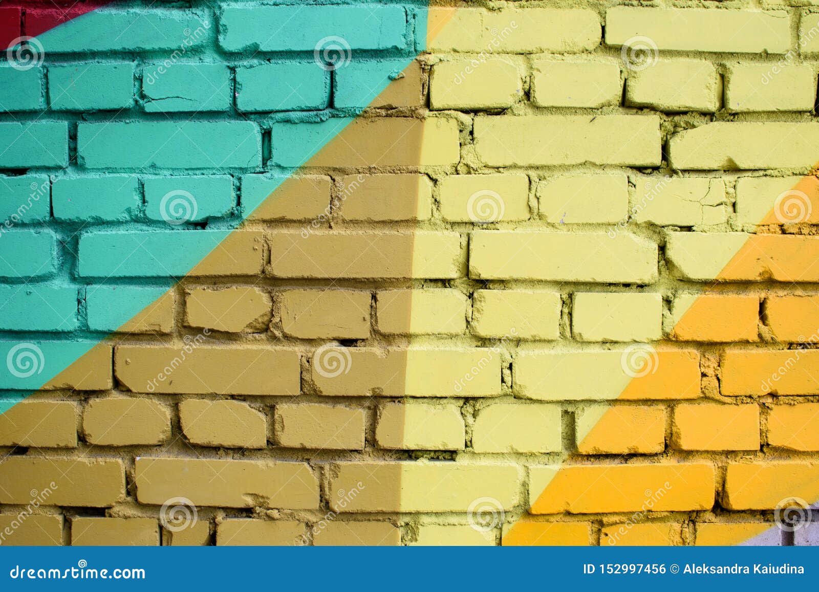 Multi-colored Brick Surface. Stock Photo - Image of abstract, exterior ...