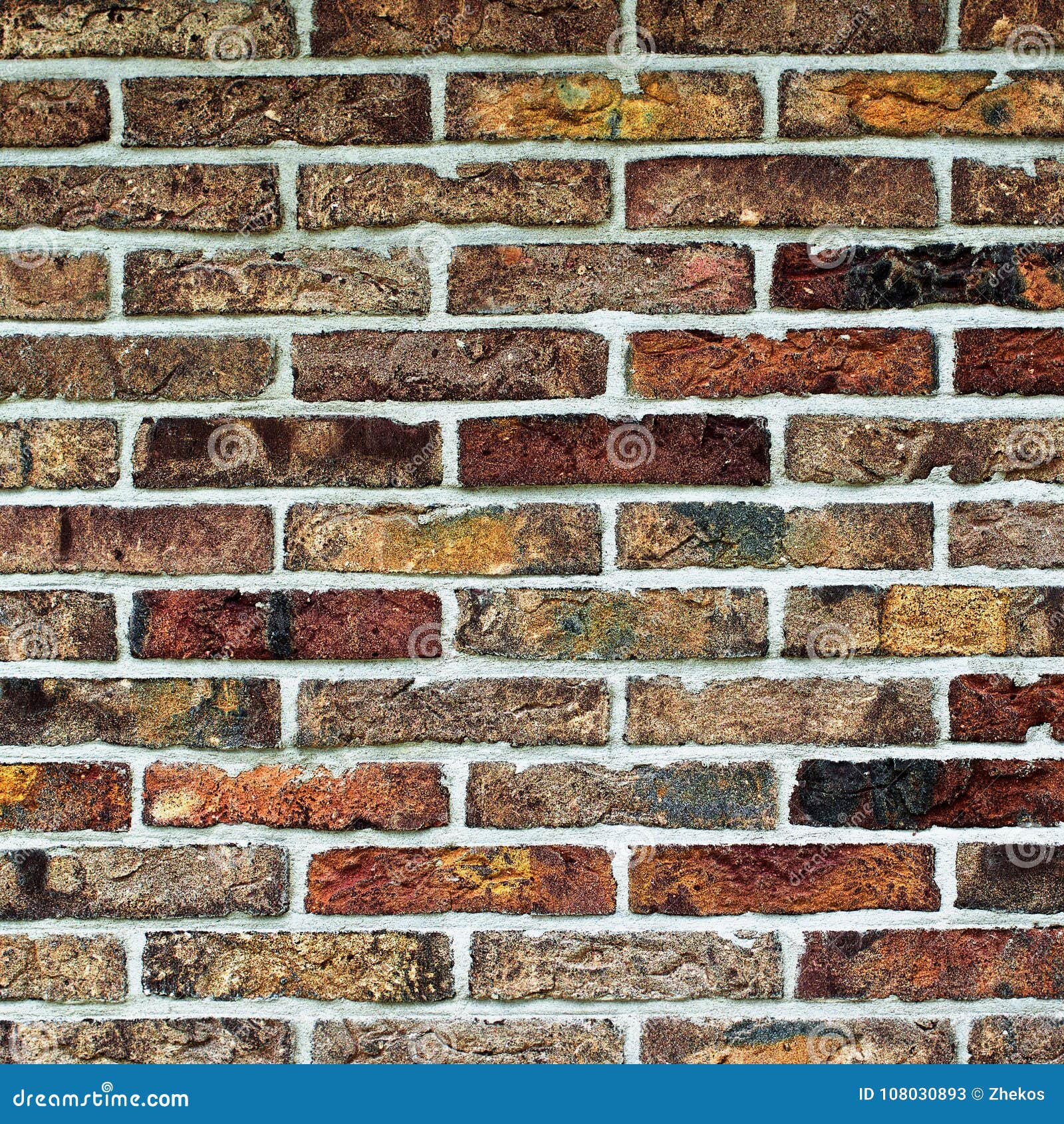 Multi Colored Bricks Background Stock Image - Image of change, beige ...