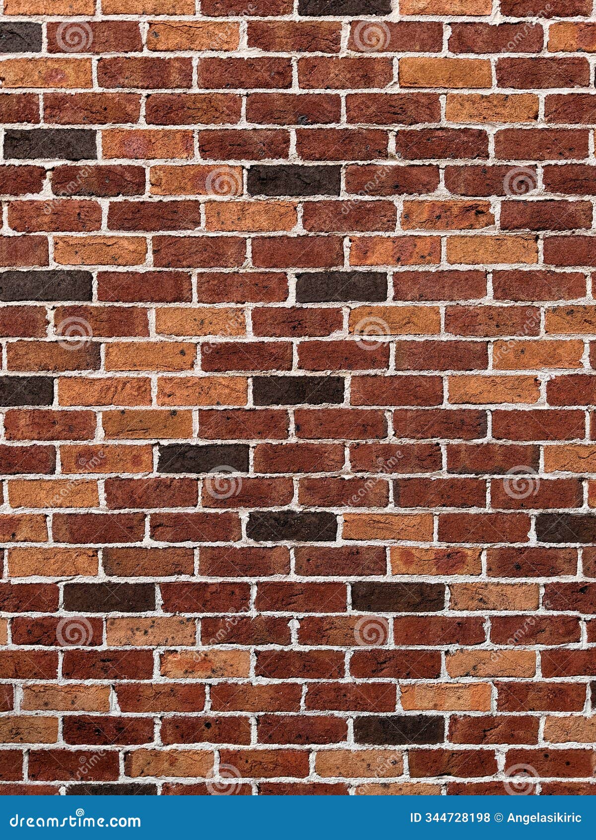 Multi Colored Brown Brick Wall ,background Stock Photo - Image of multi ...
