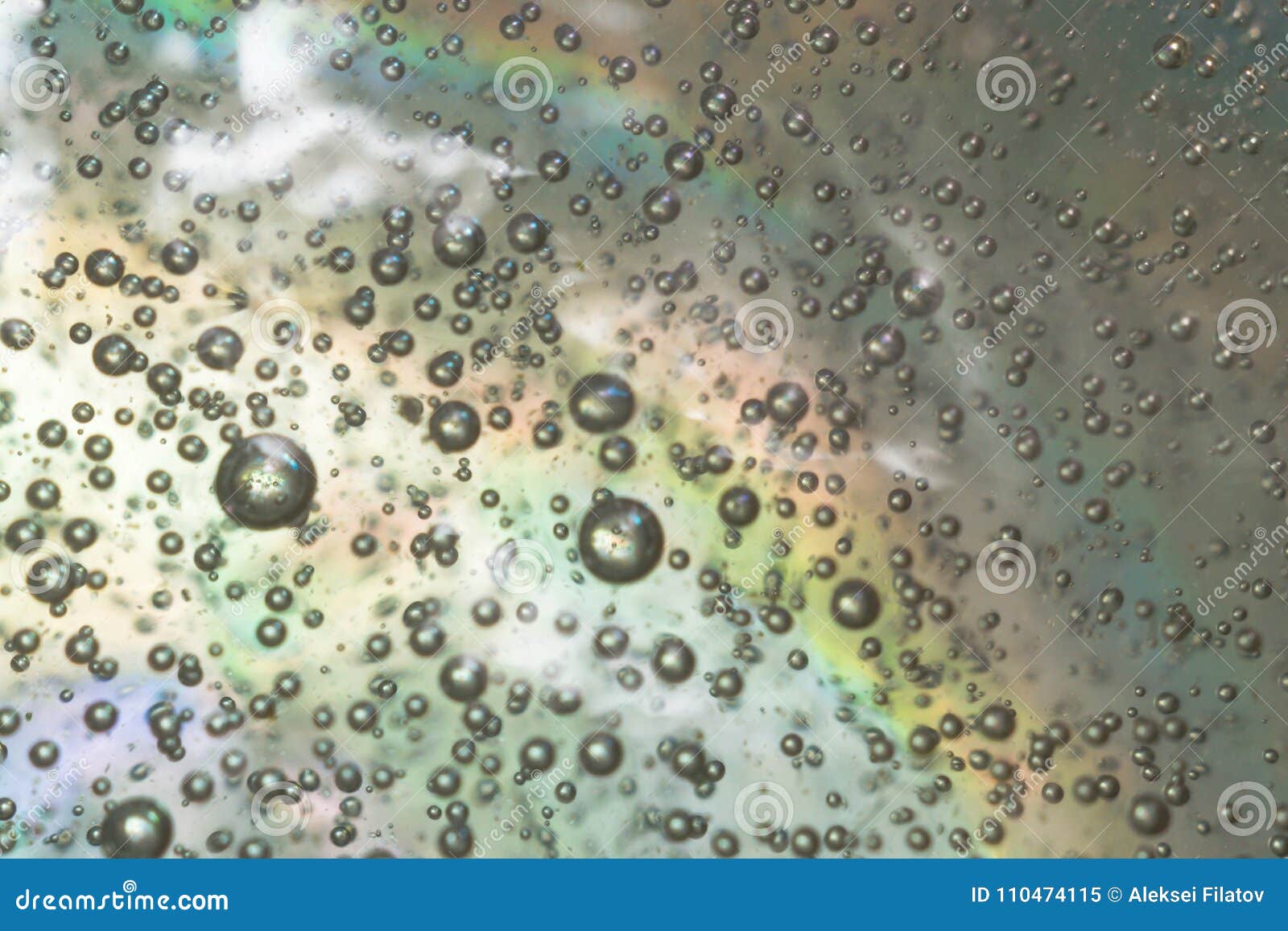 Multi-colored Bubbles Texture Stock Image - Image of abstract, green ...