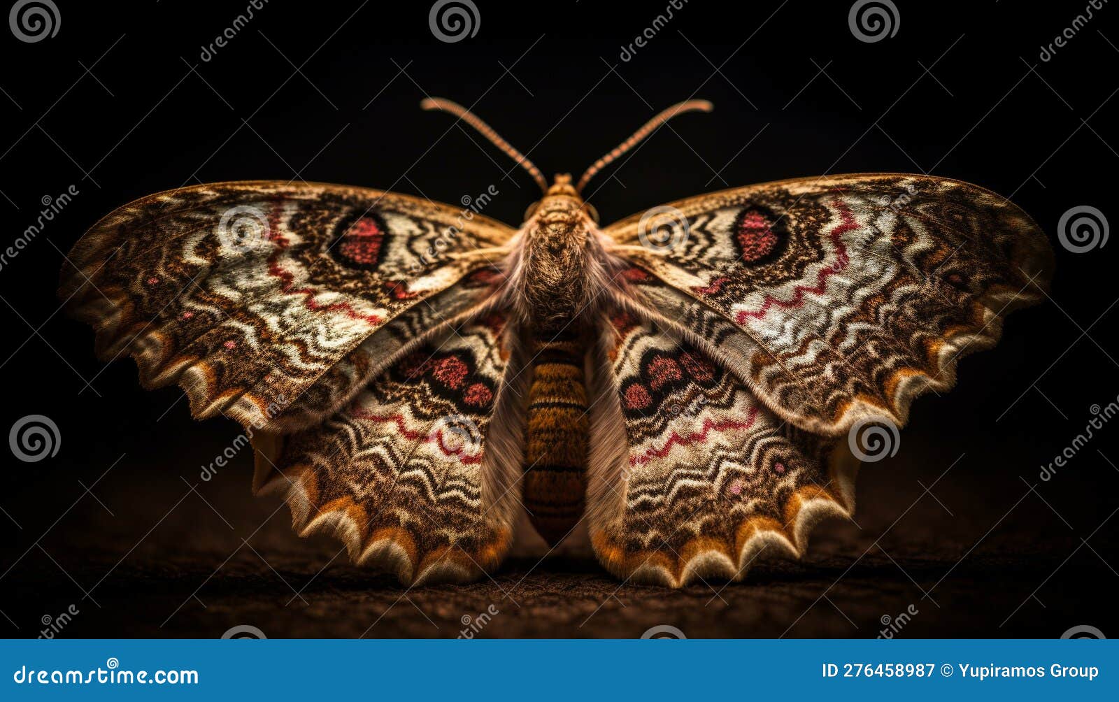 Multi Colored Butterfly Wing, Ornate Pattern, Fragile Beauty Generated ...