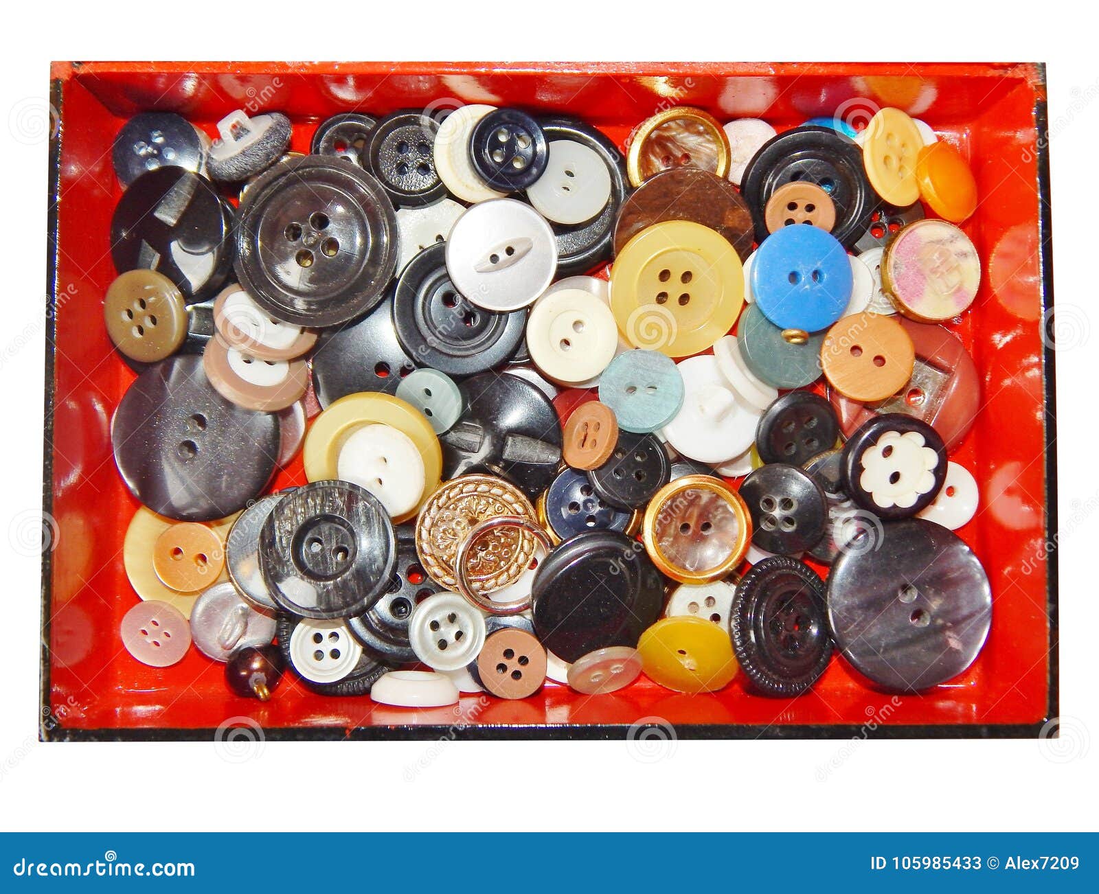 Multi-colored Buttons Close-up Stock Image - Image of button, retro ...