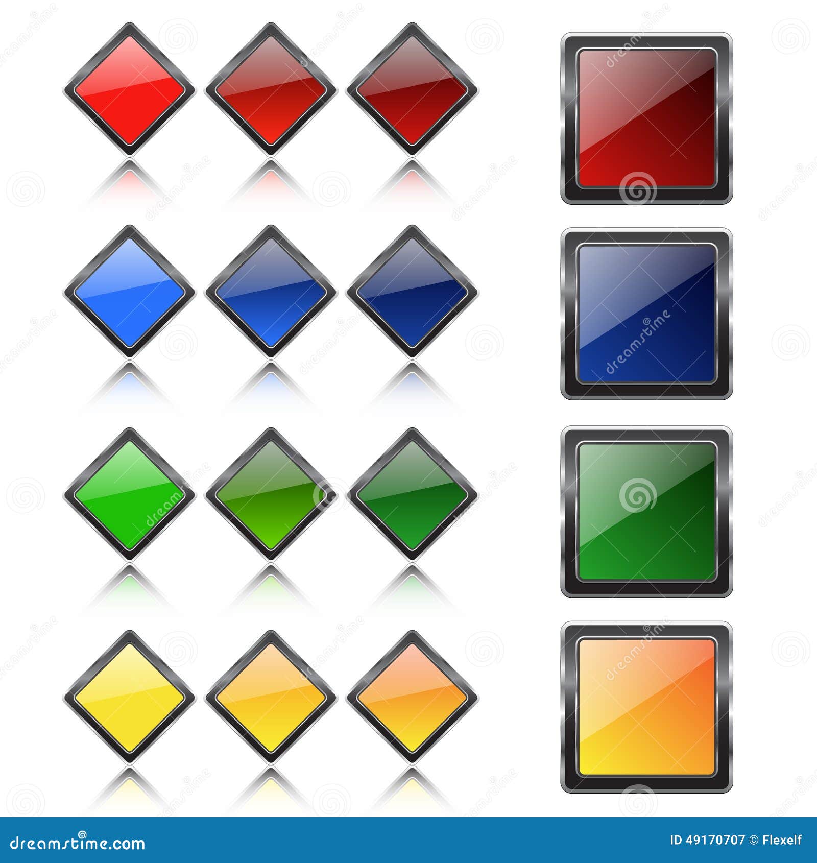 Multi-colored buttons stock vector. Illustration of classic - 49170707