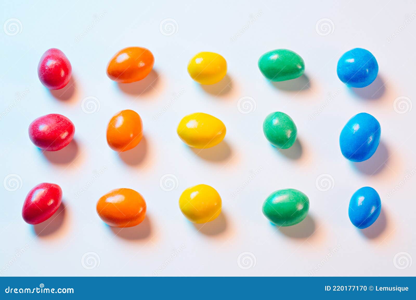 Multi-colored Candy in Multi-colored Light Stock Photo - Image of sweet ...