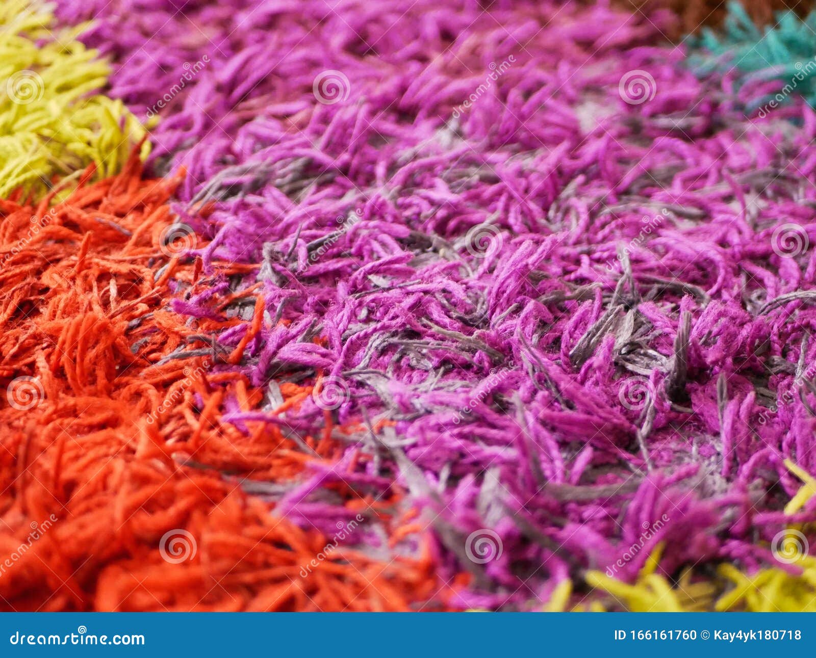 Multi-colored Carpet Close-up. Fleecy Carpet Stock Photo - Image of ...