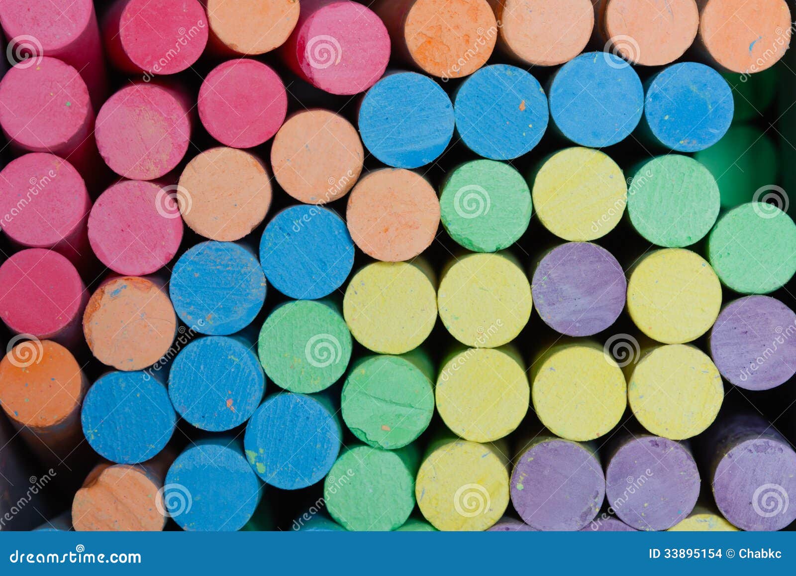 Multi-colored chalk. stock photo. Image of variety, color - 33895154