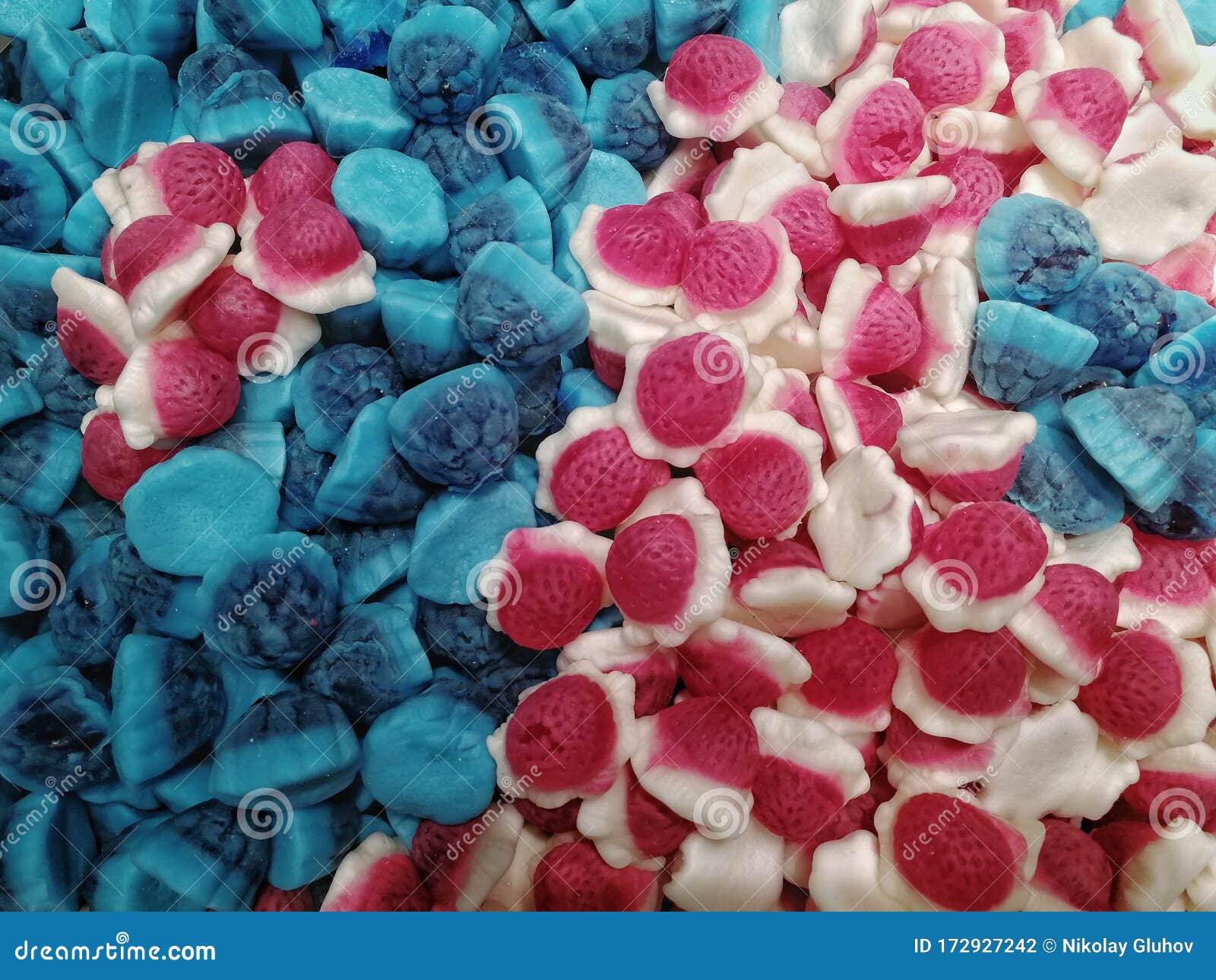 Multi-colored Chewing Candies in Bulk. Stock Photo - Image of cute ...