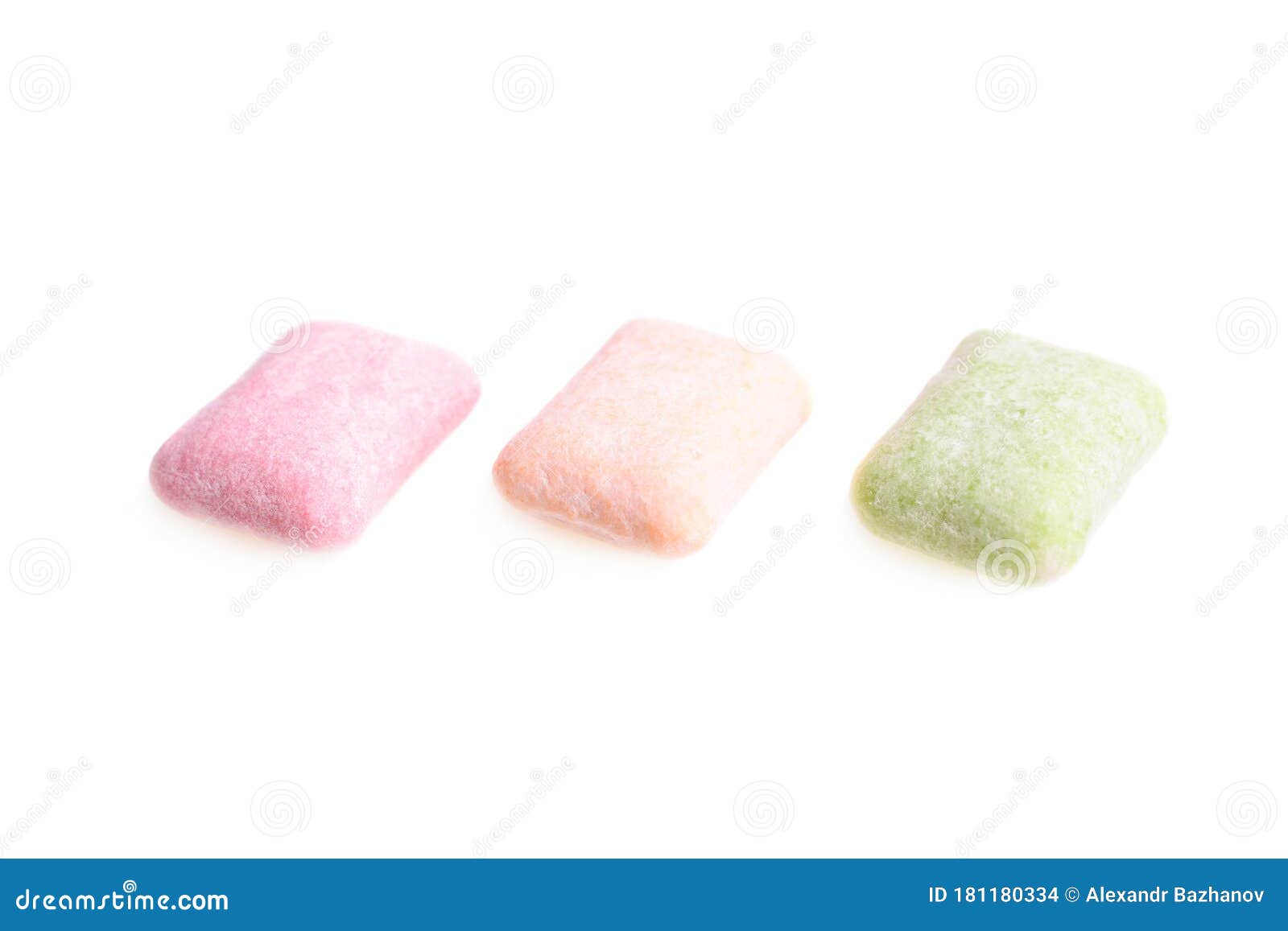 Multi-colored Chewing Gum Pads Stock Photo - Image of pastel, bacteria ...