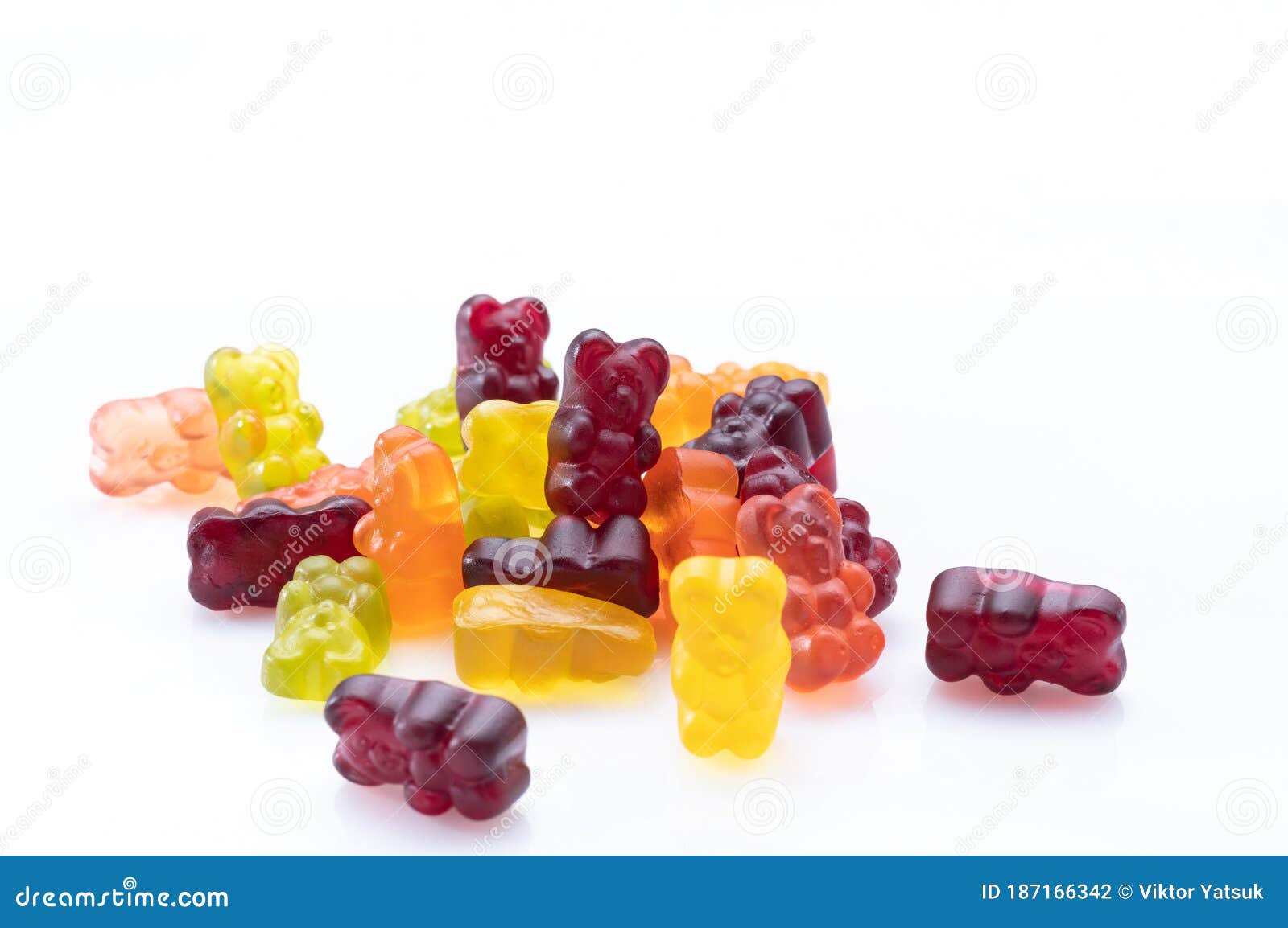 Multi-colored Chewing Sweets for Children. Children`s Sweets Editorial ...