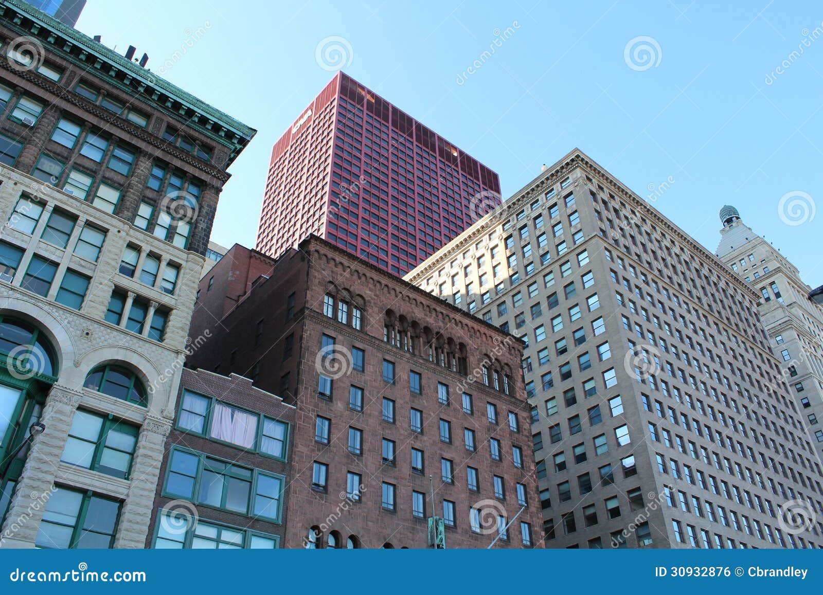 Multi Colored Chicago Buildings Stock Photo - Image of cityscape ...