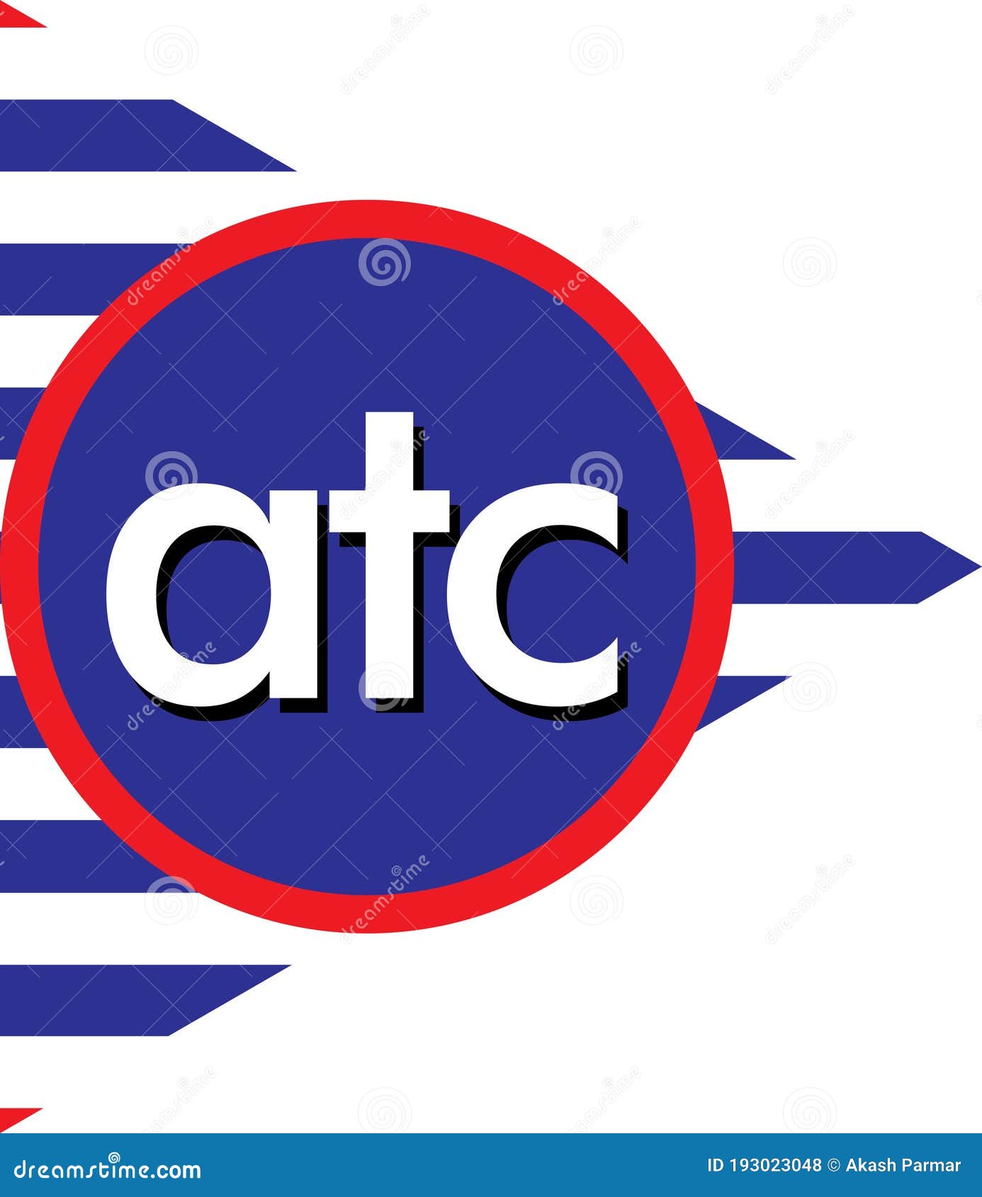 Multi Colored Company Logo in Blue and Red Stock Vector - Illustration ...