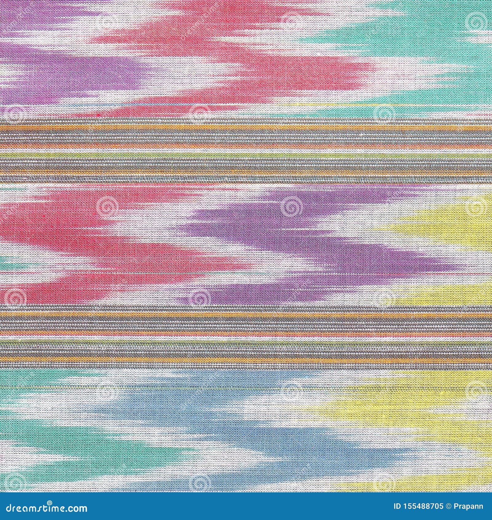 Multi Colored Cotton Fabric Pattern Texture for Background Stock Image ...