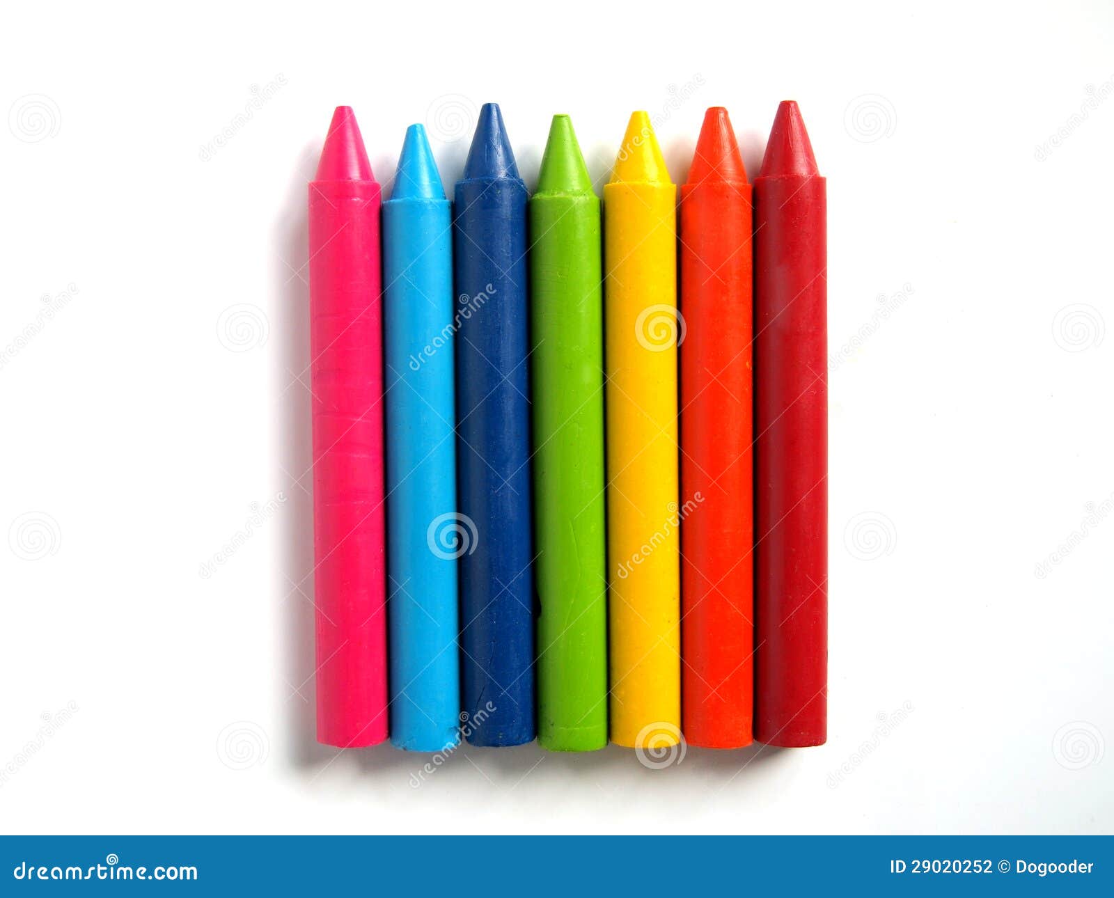 Multi-colored crayon stock photo. Image of paint, wood - 29020252
