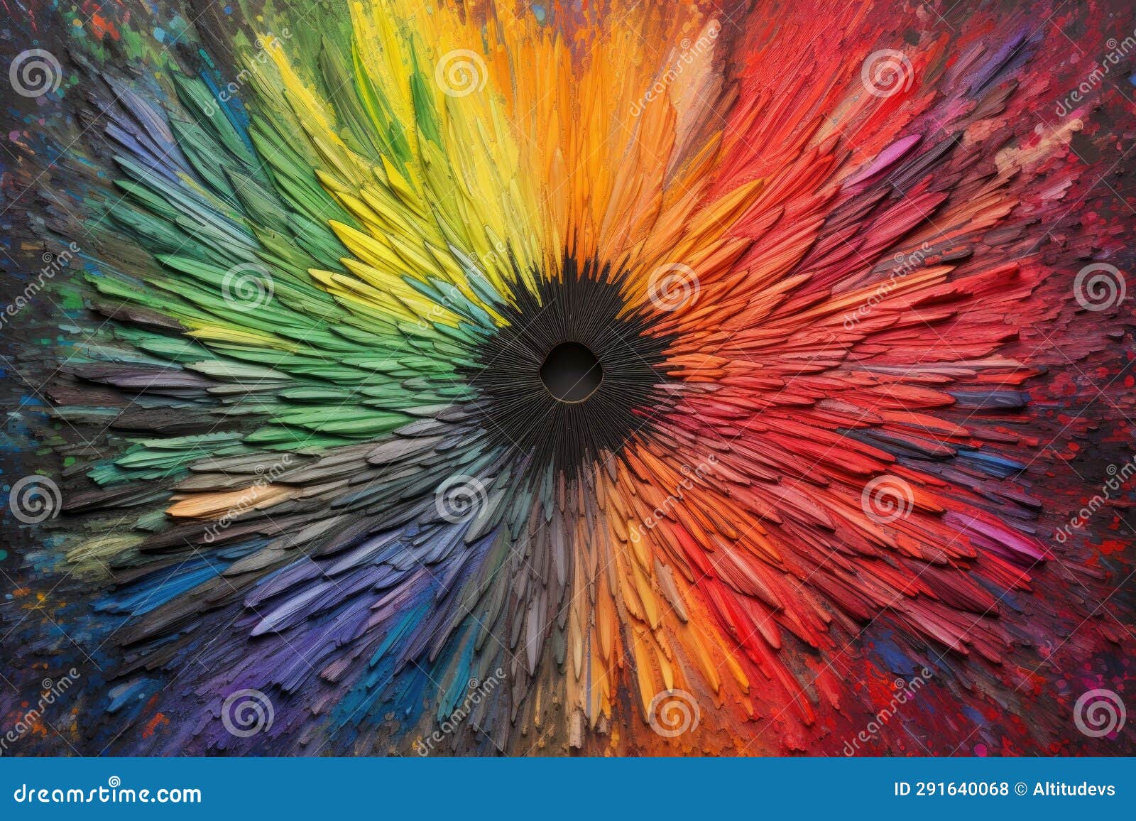 Multi-colored Crayons Arranged Together on a Canvas Stock Photo - Image ...
