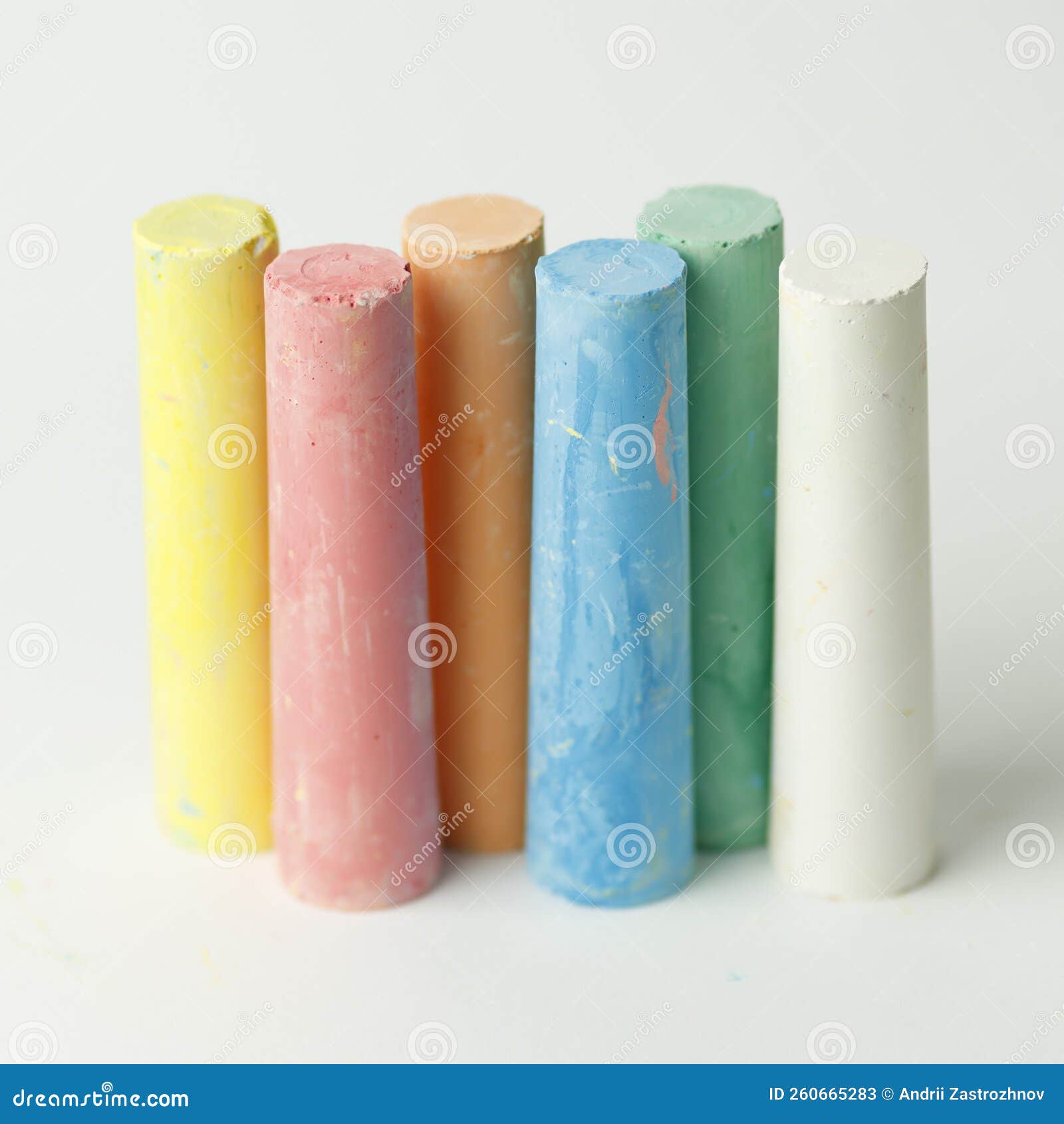 Multi-colored Crayons for Children S Creativity on a White Background ...