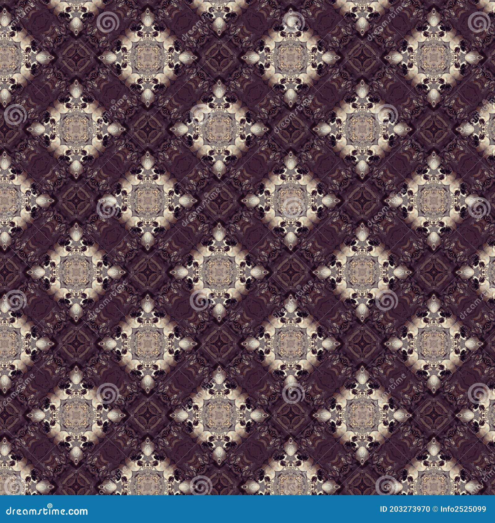 Design of Motive Pattern with Skulls, Stars and Abstract Form Inside ...