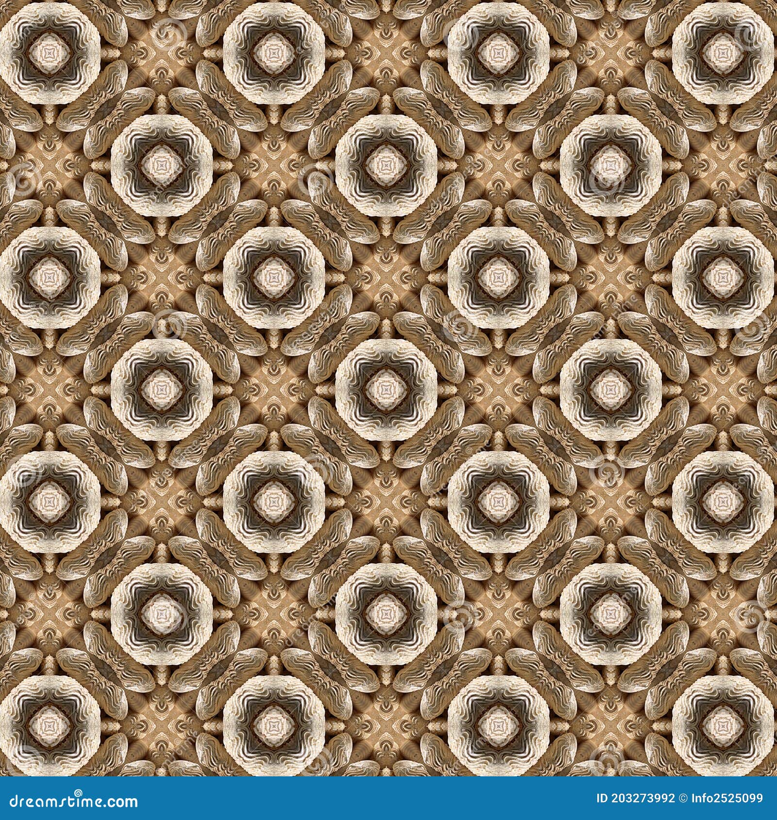 Design of Motive Pattern with Flowers, Stars and Abstract Form Inside ...