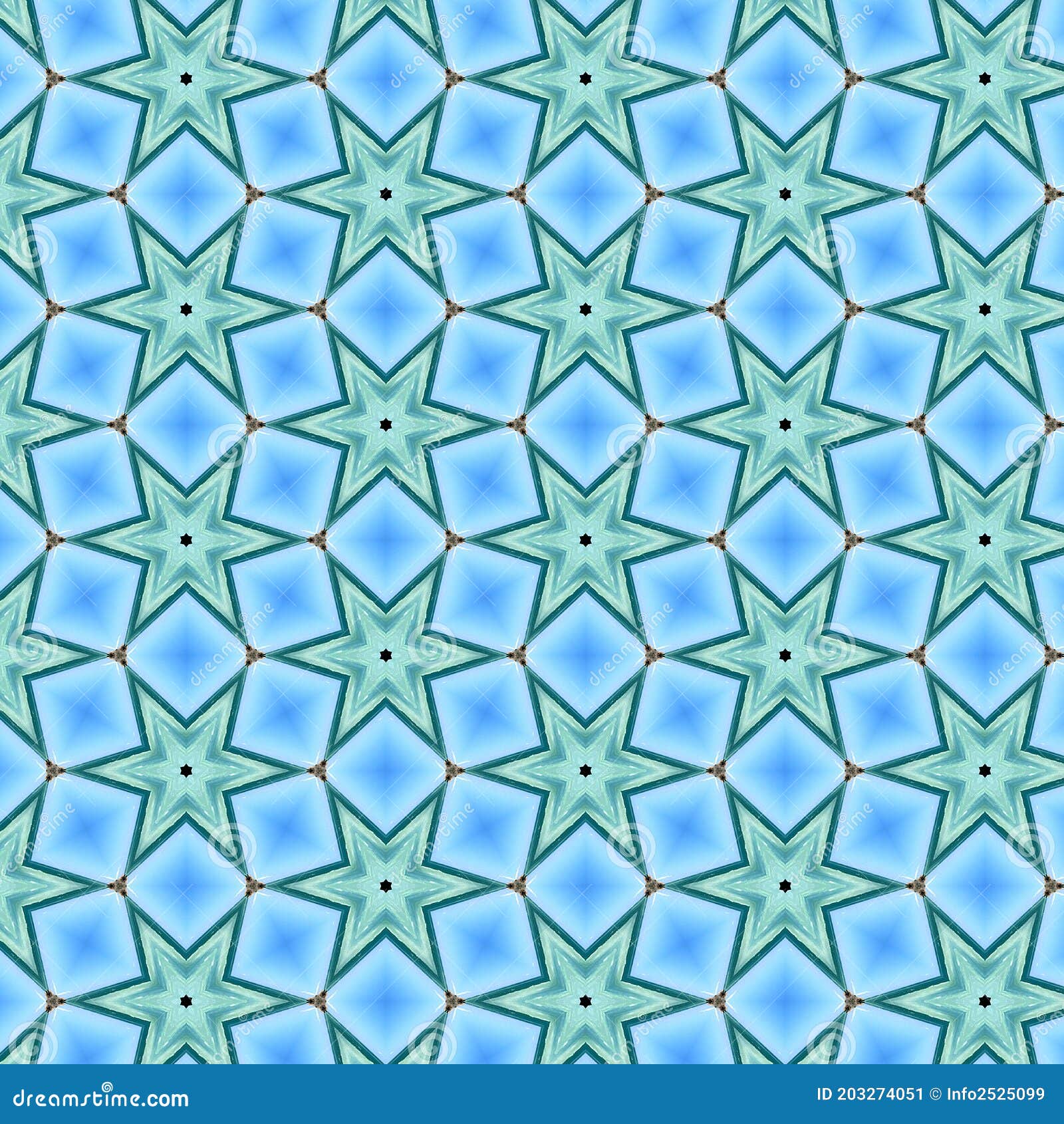 Design of Motive Pattern with Flowers, Stars and Abstract Form Inside ...