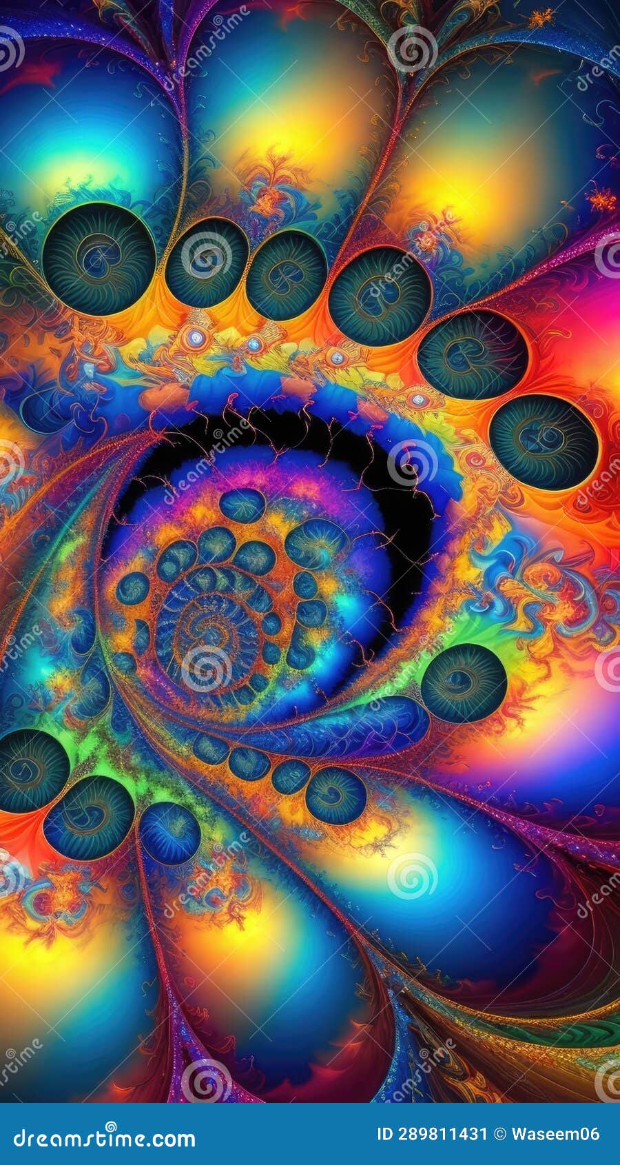 Multi-Colored Desktop Display for Advanced Digital Communication Stock ...