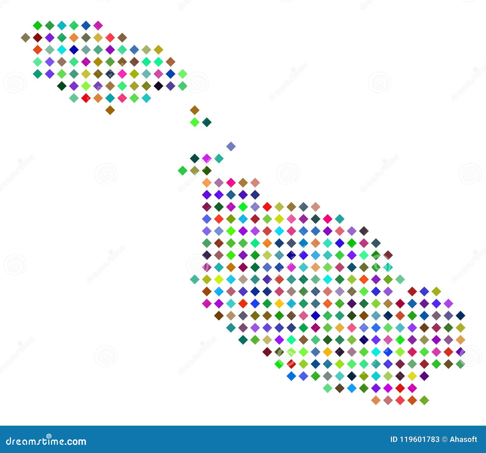Malta. Multi-colored Fishing Boat Luzzu. Vector Illustration ...