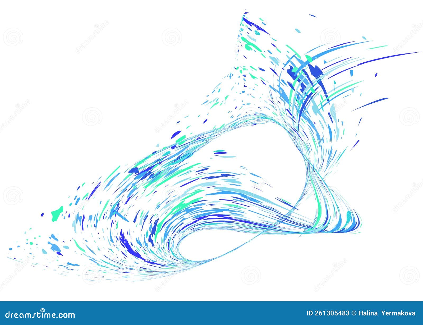 Multi-colored Dust Particles and Debris, Paint Splashes, Strokes are ...