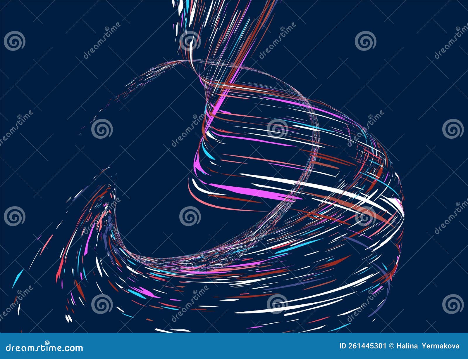 Multi-colored Dust Particles and Debris, Paint Splashes, Strokes are ...