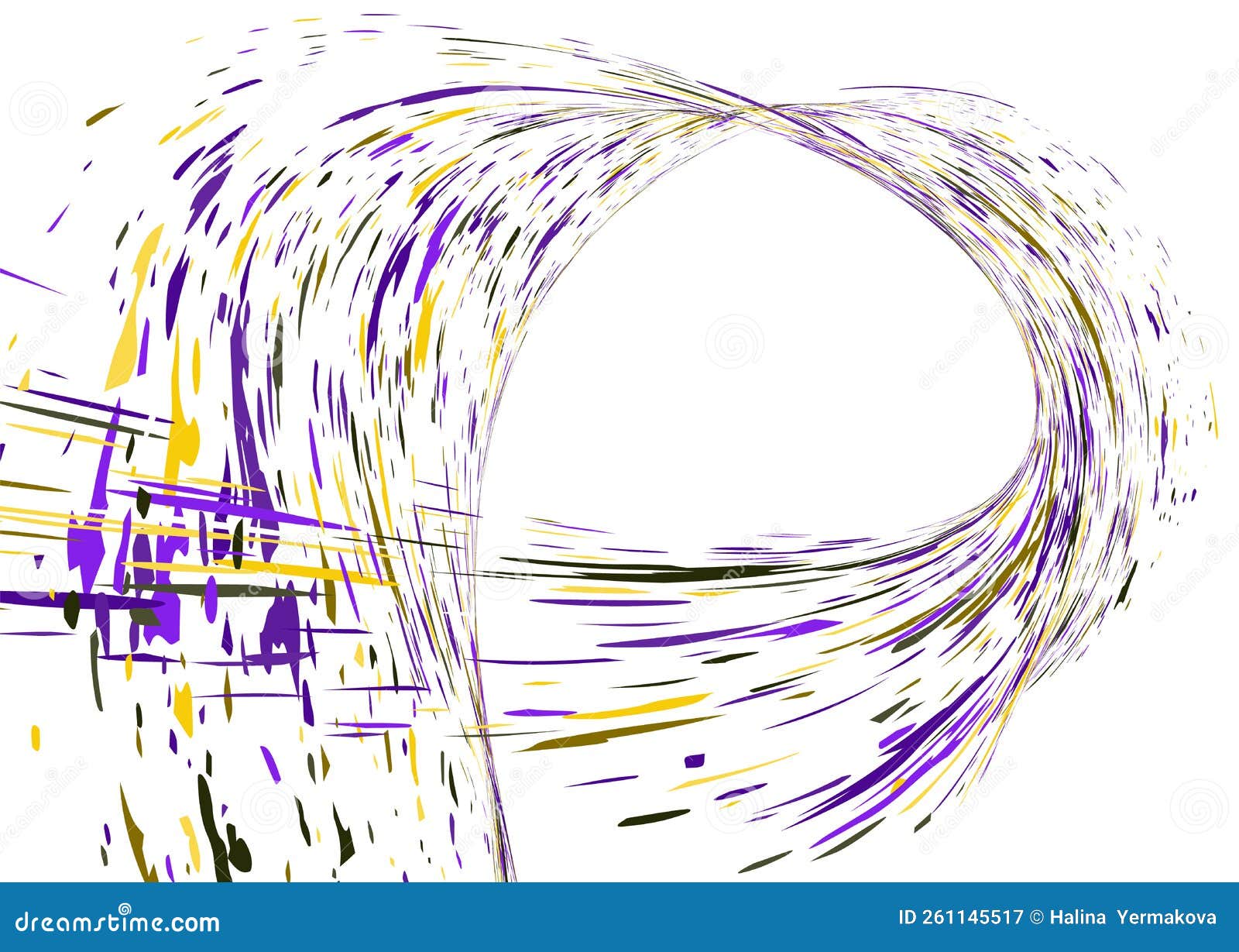 Multi-colored Dust Particles and Debris, Paint Splashes, Strokes are ...